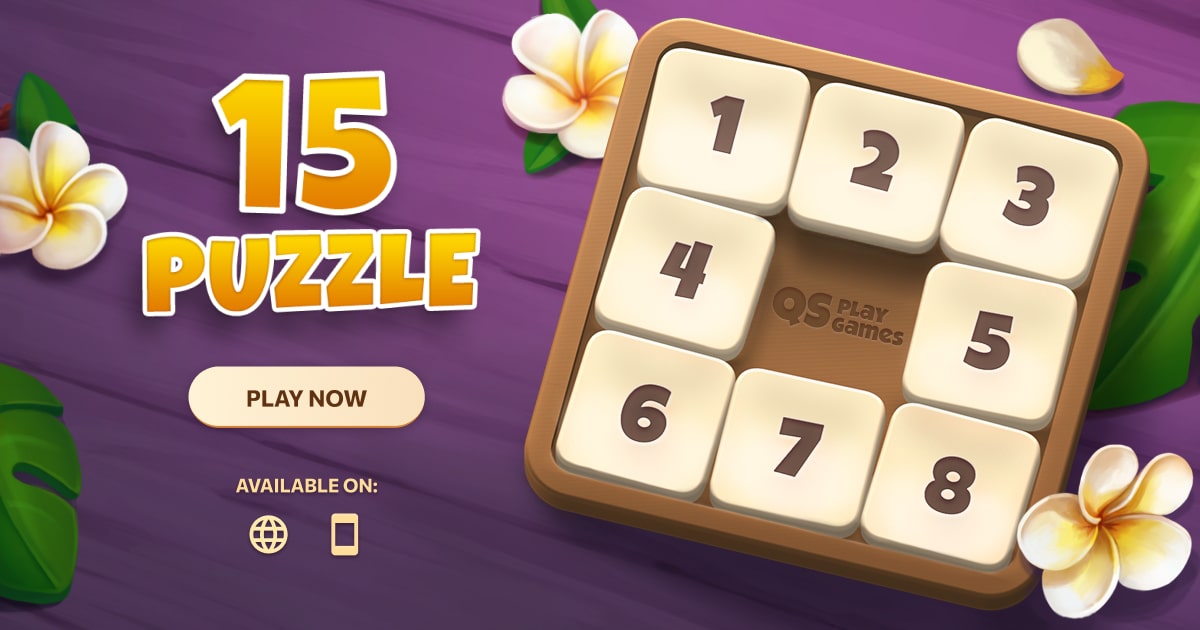 QS 15-Puzzle - Online-Minispiel von QS Games