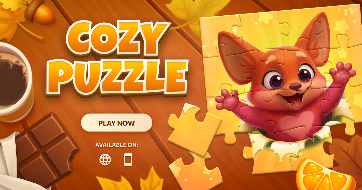 Cozy Puzzle: Entspannendes Browser-Puzzlespiel, Ohne Stress & Zeitlimit